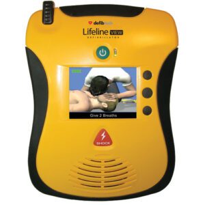 Defibrillator Lifeline View With LCD Screen + Pads - Guardian First Aid ...
